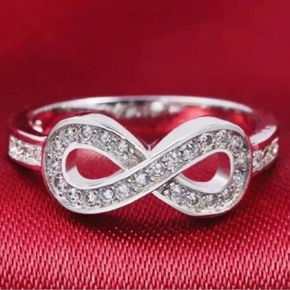 Jewelry | New 925 Silver Luxury Infinity Diamond Ring | Poshmark